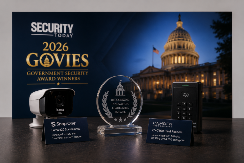 Security Today Announces 2026 Govies for Government Safety - Security ...